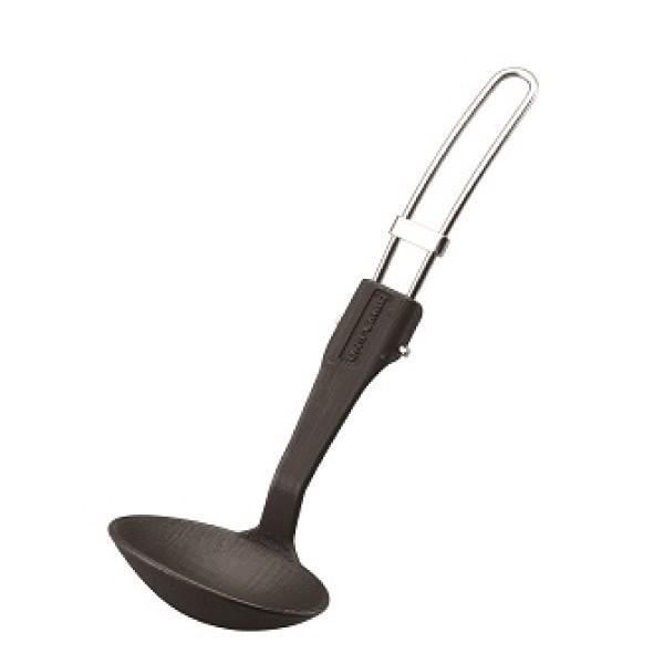 ソロ使用に適したサイズのクッキングツール■仕様サイズ：使用時約58×52×162mm、収納時約58×52×95mm材質：本体／PBTガラス入樹脂、ハンドル／ステンレス鋼重量：約18ｇ耐熱温度：約150℃耐冷温度：-約20℃[ アウトドア グ...