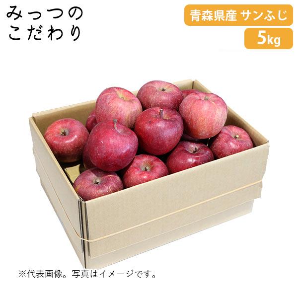 【商品名】青森県産りんご　サンふじ【品種】サンふじ【内容量】5kg【産地】青森県産