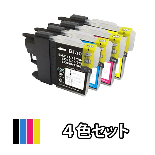 ■LC11-4PK 4色セット( 内容品 )■LC11BK ( ブラック ) ×１個■LC11C ( シアン ) ×１個■LC11M ( マゼンタ ) ×１個■LC11Y ( イエロー ) ×１個【対応プリンター適合機種】■MFC-6890...