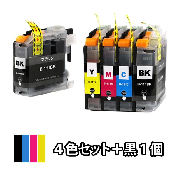 【発売日：2021年08月07日】■表示価格は下記カートリッジ４色セット＋黒１本 ( 計５個 ) の価格です。☆★内容品☆★■LC111BK（ ブラック ) ×２個■LC111C（ シアン ) ×１個■LC111M（ マゼンタ ) ×１個■...