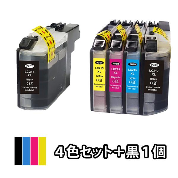 ■表示価格は下記カートリッジ４色セット＋黒１本 ( 計５個 ) の価格です。☆★内容品☆★■LC217BK（ 大容量タイプ・ブラック ) ×２個■LC215C（ 大容量タイプ・シアン ) ×１個■LC215M（ 大容量タイプ・マゼンタ ) ...