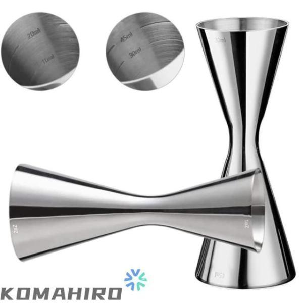 容量30/45/60ml、内側にも目盛りがあり、目盛りが見やすく、女性でも握りやすい大きさ、安定感、握りやすさがです高級ステンレス鋼製の一体型カップ。ロングカップの表面は研磨され、エッジは滑らかで、一級品の質感を備えている飲み物のミキシング...