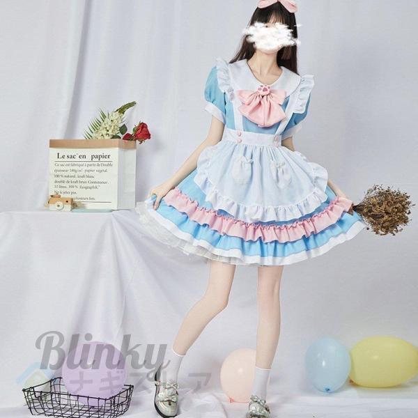 【上品なクラシックメイド服 】ビクトリアン調の落ち着いたデザインのメイド服です。ウエストから自然に広がるロングスカートで、きれいなシルエットのデザイン。カチューシャをつけ、本格的で上品なメイドさんになりきり。【本格的なつくり 】肌触り、着心...