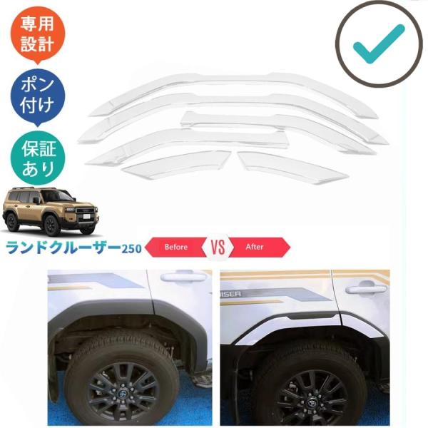 【商品説明】  さりげないこだわりで、ひと味ちがう上質を。ノーマルから上質な高級感を演出します。その高級感あふれる輝きが、街行く人の目を奪います。【適合情報】  新型ランドクルーザー250 (2024(令和6)年4月MC後?) 全グレード対...