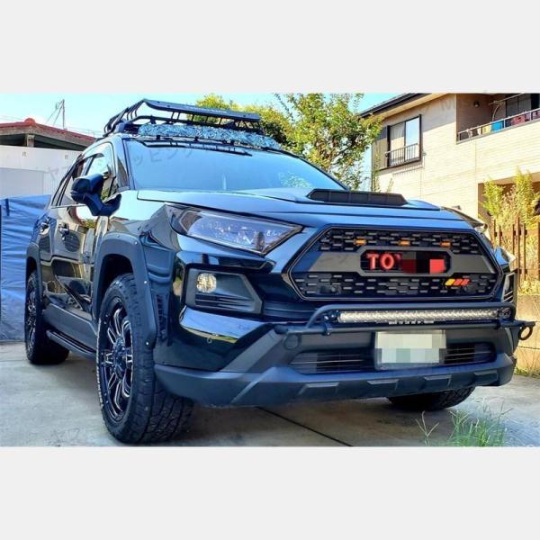 ■商品説明トヨタ RAV4専用の3連グリルマーカー付きフロントグリル。■適合車種/年式RAV4 50系　Adventure（H31.4）■商品仕様素材：ABS樹脂ロゴカラー：シルバー、レッド、イエロー、ブルー、ホワイト、グレー、ブラック商品...