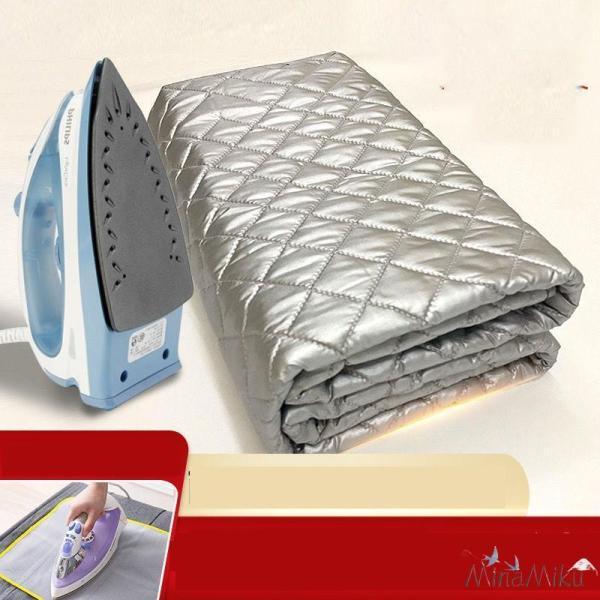 商品名:アイロンマット アイロン台 アイロンがけ アイロン掛け テーブル 床 マット スラックス シャツ 大判 大きい 広い コンパクト 軽い アイロン台カバー アイロンシート                            商品説明...