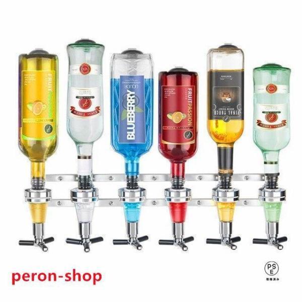 説明1.2/4/ 6ヘッドステンレス鋼バーバトラーワインジュースカクテルディスペンサーホルダー。2.食品グレードのABSプラスチック製計量カップ、およびバーバトラーにはスプリング伸縮ハンドルがあり、あらゆるサイズの飲料ボトルに適しています。...