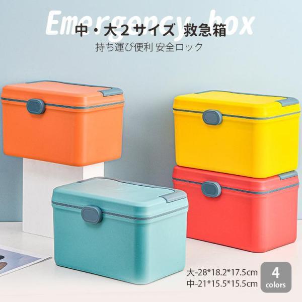 レトロ可愛い丸みのあるフォーム小物の収納にも使える救急箱救急箱があったほうがいい！?万が一の災害や事故の時?突然のトラブルですぐに絆創膏や薬が見つからず探し回った?子供が誤飲してしまっう?屋外でのケガにすぐ対応できない2段式で機能的?上段の...