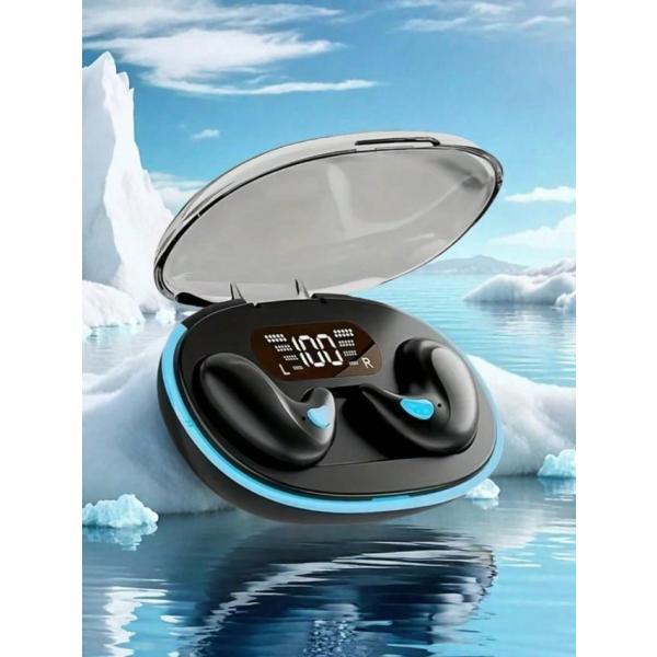 2025年 Bluetoothイヤホン ワイヤレス 小型 睡眠用 ステレオ 隠しヘッドセット マイク内蔵 HD通話 防水 スマートフォン対応 150mAhバッテリー