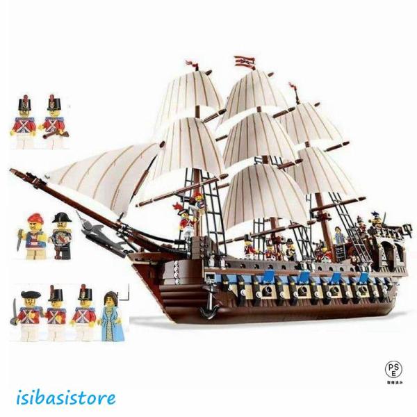 商品詳細本製品はレゴ社製ではございません。レゴ10210 Imperial Flagshipの互換ブロックで海外製品です。豪華帆船！全長70cmを超える大きさ！パイレーツシリーズで最大の船です《状態》新品・未組立《ピース数》1717 ピース...
