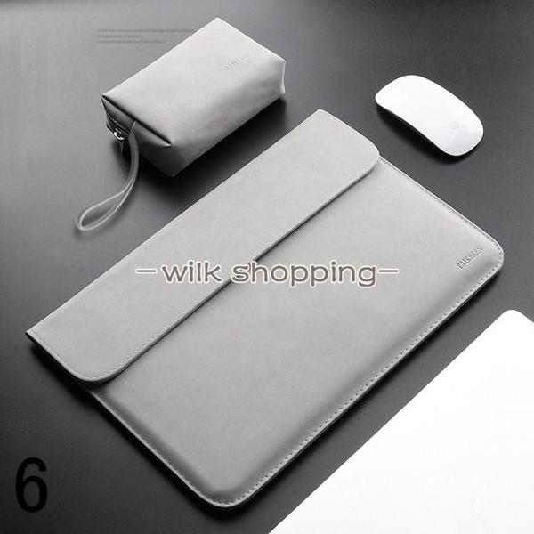 ?MacBook Air/Pro/Pro Retinaの持ち運びに便利なとってもお洒落なカバンとなります。?高品質PUレザーを使用しております。?PUレザーの内部に磁石が内蔵されており、開け閉めがとっても簡単です。?余計な装飾品がない為、ス...