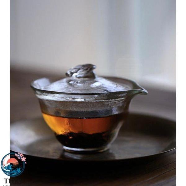中国茶器 ガラス製 蓋碗 中国茶 台湾茶 茶葉 ウーロン茶 烏龍茶 結婚祝い