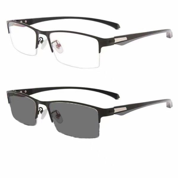 商品仕様レンズ素材:PCフレーム素材：金属重量：約21.4g適用対象：メンズサイズ：写真にご参考特徴：ブルーライトカット、変色レンズ※レンズの濃度(変色)にかかわらず、紫外線をほぼ100%カットし、有害な光線からしっかり目を守ります。※使用...