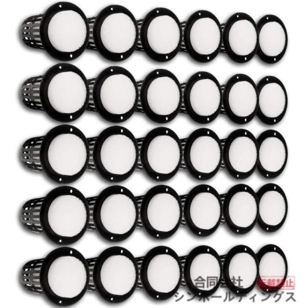 【商品サイズ】30個セット　材質：PP樹脂。サイズ：上部外径：46mm、上部内径32mm、底外径：27mm、高さ：35mm【安定性】PPプラスチック材料は、変形しにくく、腐食されにくいことが特徴で、室内、室外でも長期使用することができます。...