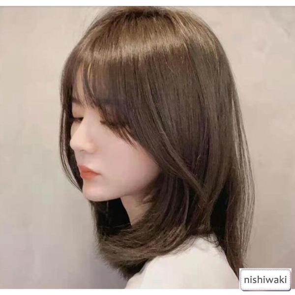 【商品状態】新品未使用【商品内容】100%人毛ウィッグ、専用ネット（付き）【サイズ-CM】フリーサイズ  【商品特徴】人毛感覚の自然な髪質、軽量、長時間被っても疲れないフルウィッグです。100%人毛を使用しますから、光沢 -手触り -質感が...