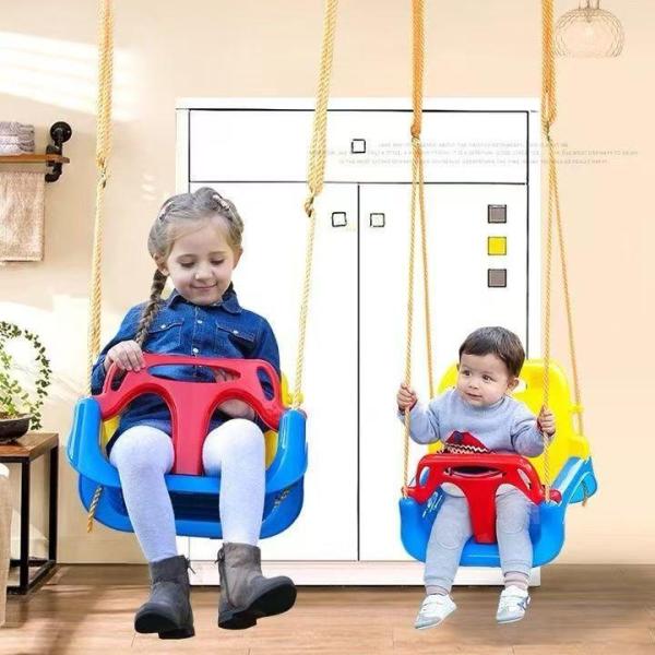 ★★★商品仕様★★★◎名称：子供用ブランコ◎年齢：6ヶ月以上◎素材：エコpp+EVA◎耐荷重：120kg◎カラー：4色◎スイングストラップの長さ：23cm★★★セット内容★★★ブランコ背もたれ*1ブランコ椅子*1ブランコ吊りロープ*1スイン...