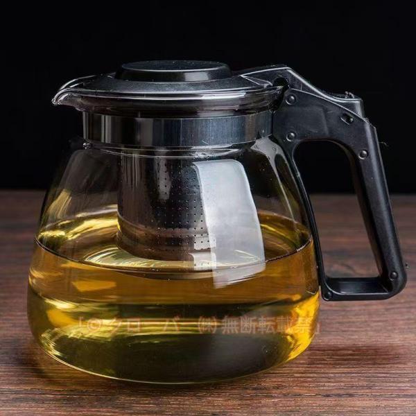 【耐熱ガラスティーポット】ボロシリケイトガラス（耐熱ガラス）耐熱温度：-20℃~150℃ の温度差が耐える。冷たい飲み物はもちろん、熱い飲み物もOK。【手つくり耐熱ガラス急須】ティーポットは熟練ガラス作家手作りならではのデザインと機能が自慢...