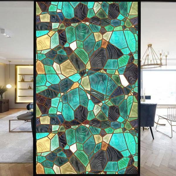 【遮熱・省エネ・節電】良好な遮熱効果と断熱効果があるので、夏は外からの熱をカットし、冬は室内の暖気を逃しません。熱気、冷気の流入出を~減して、日々の節電や省エネ対策にもなります。【3Ｄ魔法シリーズ】立体感の溢れる３D柄シリーズは貼る前に無色...