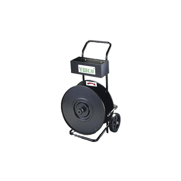 工具トレー付ブラック/ドラムφ500mm/EA628PM-23A・パッケージ個数:1・ドラムサイズ：φ500mm・カゴサイズ (外寸)：350(W)×155(D)×130(H)mm・適合：ロール芯：内径200mm・幅200mm バンド幅：4...