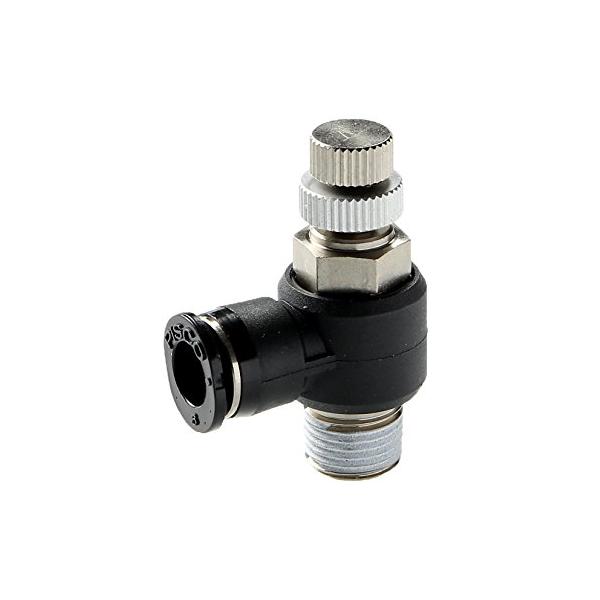 R1/8-/チューブ外径:6mm/JSC6-01A・Size:チューブ外径:6mmStyle:R1/8・パッケージ個数:1・製造国：日本・最高使用圧力：0.9MPa・ねじ径：R1/8・適応チューブ：6mm・適応流体：空気