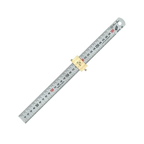 -/300mm/SV-300DKD・Size:300mm・パッケージ個数:1・原産国:日本・測定範囲(mm):0-300・長さの許容差(mm):±0.15・目盛の種類:上下段cm目・目盛のピッチ(mm):上段1、下段0.5
