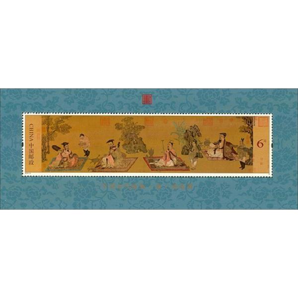 唐の孫位の作品。現在上海博物館に収蔵された。原名《竹林七賢図》、宋の皇帝徽宗に所蔵された時、残巻で4人しか残りませんから、理想な精神世界を求める賢人らを謳歌する高潔な人物画である特徴を因んで《高逸図》と名つけられた。作品には芭蕉、菊、松木、...