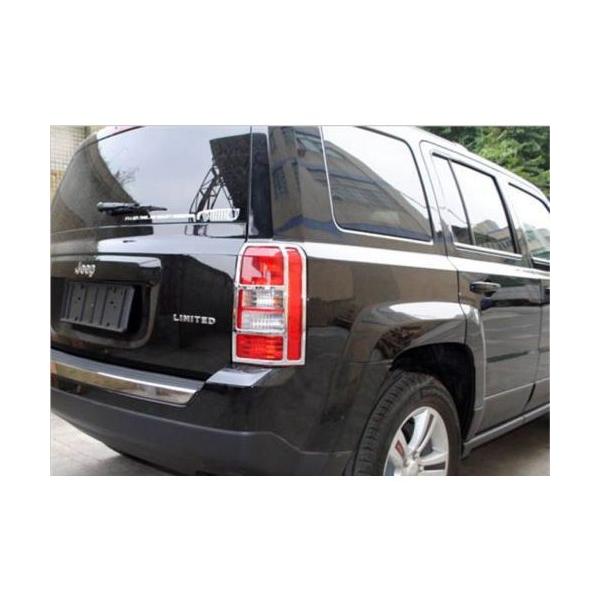 商品説明  07-13 ジープ パトリオット クローム　テールライトカバー テールリング