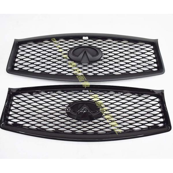 状態未使用 インフィニティ Q50 日産 スカイライン V37  2014-2017 フロント グリル フード メッシュ クロームメッキ ■商品名: インフィニティ Q50 日産 スカイライン V37取付対応年式： 2014-2017  取...