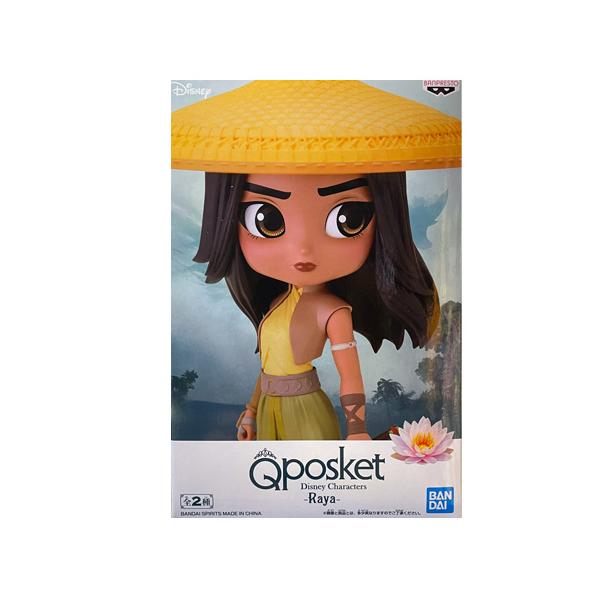 Q posket Disney Characters Raya ラーヤ レアカラー フィギュア・Raya 通常カラー 単品サイズ：全高約14cm状態：国内正規品・未開封メーカー：バンプレスト※商品パッケージにダメージがある場合がございます。...