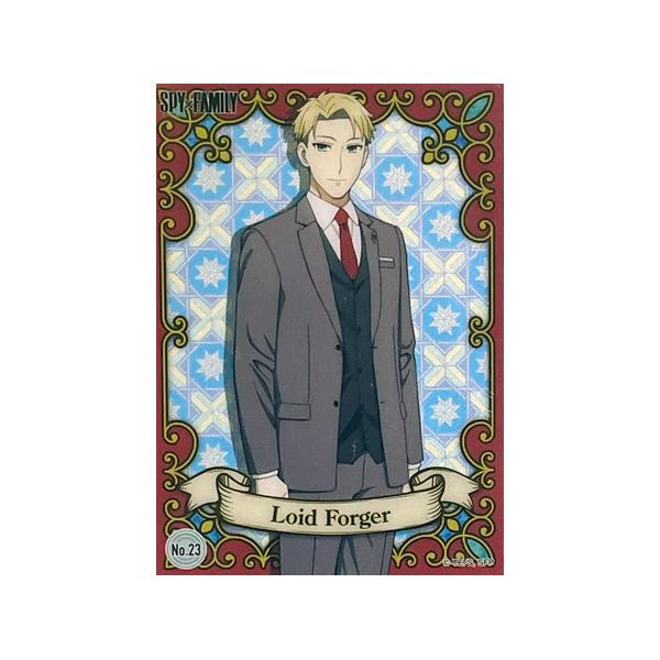 TVアニメ『SPY×FAMILY』のクリアカードコレクションガムが登場！SPY×FAMILY クリアカードコレクションガム No.23 LOID FORGER・ロイド 単品サイズ：全長約63×89mm状態：国内正規品※ガム及びパッケージは付...