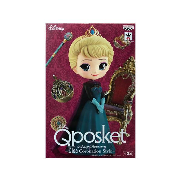 Q posket Disney Characters Elsa Coronation Style エルサ フィギュア・エルサ 単品サイズ：全高約14cm状態：国内正規品・未開封メーカー：バンプレスト※商品パッケージにダメージがある場合がござ...