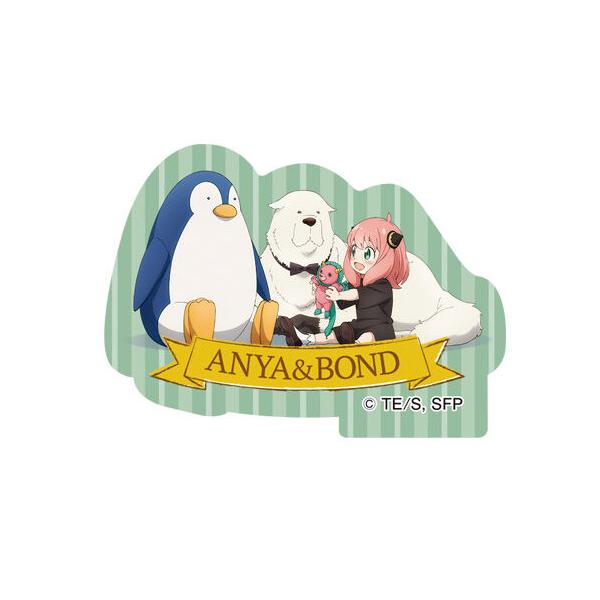 TVアニメ『SPY×FAMILY』より、ダイカットステッカーが登場！SPY×FAMILY グミ アーニャ＆ボンド・アーニャ＆ボンド 単品サイズ：約50-55mm状態：国内正規品・開封済※グミ及びパッケージは付属しません。※ステッカーのみとな...