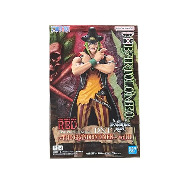 ONE PIECE FILM RED DXF THE GRANDLINE MEN vol.11 バルトロメオ フィギュア・バルトロメオ 単品サイズ：全高約17cm状態：国内正規品・未開封メーカー：バンプレスト※商品パッケージにダメージがある...