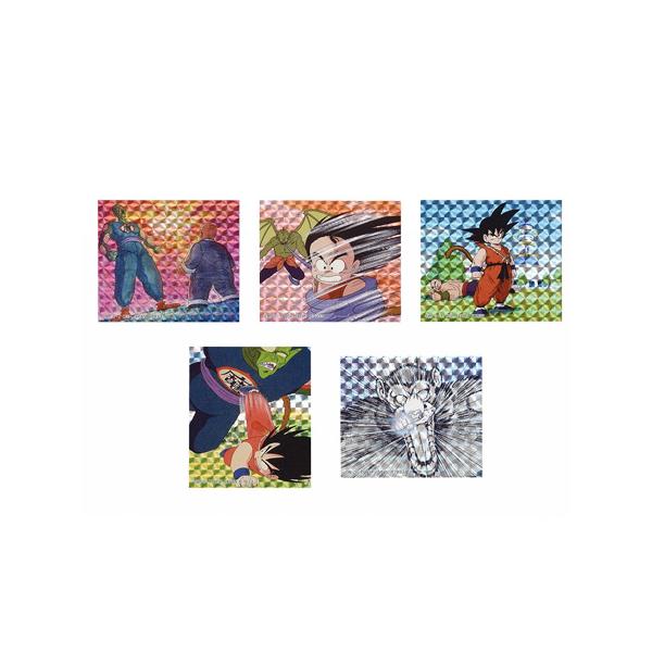 一番くじ ドラゴンボール BATTLE OF THE SUPER SAIYAN I賞 フレークプリズムステッカー・孫悟空 ラディッツ ナッパ ベジータ バブルス君 単品サイズ：約7cm（5枚セット）状態：国内正規品メーカー：バンダイ※商品パ...