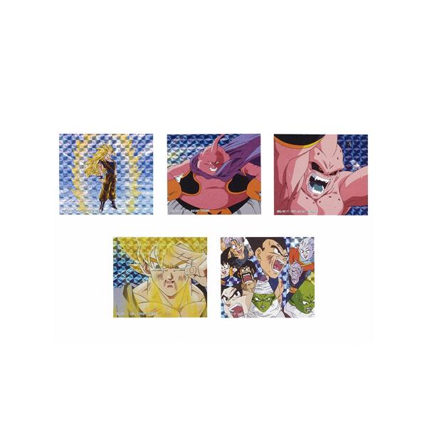 一番くじ ドラゴンボール BATTLE OF THE SUPER SAIYAN I賞 フレークプリズムステッカー・孫悟空 ベジータ 孫悟飯 魔人ブウ トランクス ミスターサタン ピッコロ デンデ 界王神 単品サイズ：約7cm（5枚セット）状...