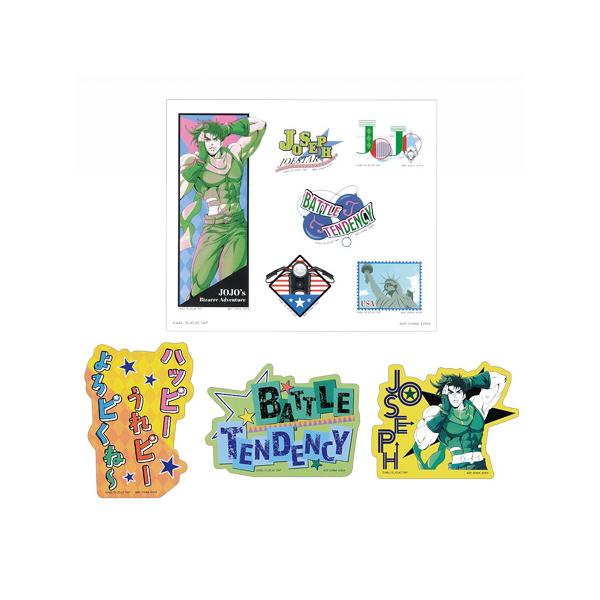 アニメ「ジョジョの奇妙な冒険」シリーズのキャラクターをモチーフにしたステッカーコレクションが登場！一番くじ ジョジョの奇妙な冒険 The Gathering of STARS L賞 ステッカーコレクション・ ジョセフ・ジョースター 単品サイ...