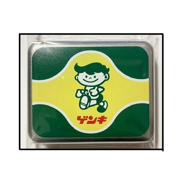 八重山ゲンキ乳業 ゲンキ ブリキ四角缶 ゲンキ シガレットケース 8.5×10.5cm 石垣島 限定  ★石垣島限定品（通販では手に入らない商品です/沖縄本島でも買えません。石垣島のみで販売）　　★商品コード：なし★新品未使用　　　 ★正規...
