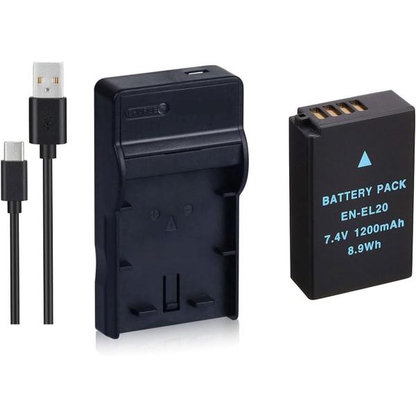 KeyW :デジタル カメラ バッテリー  ENEL20 battery EN-EL20 nikon クールピクス 充電池 電池 デジカメ リチウムイオン パック リチャージャブル  非純正品 Li-Ion 交換 充電式 ニコン バテリー ...