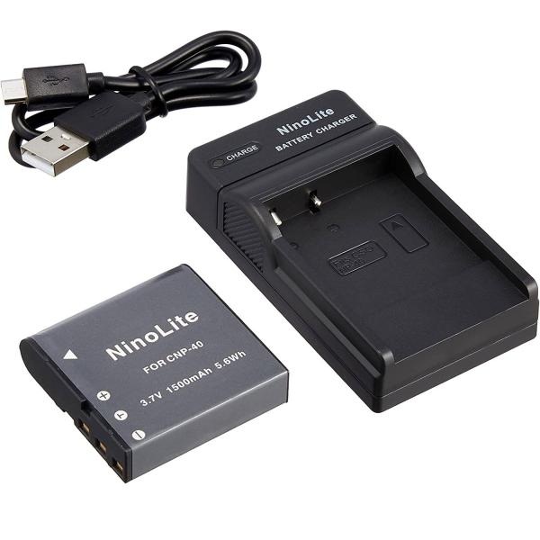 KeyW :デジタル カメラ バッテリー NP40 battery NP-40 casio エクシリム充電池 電池 デジカメ リチウムイオン パック リチャージャブル EXILIM  非純正品 Li-Ion 交換 充電式 カシオ バテリー ...