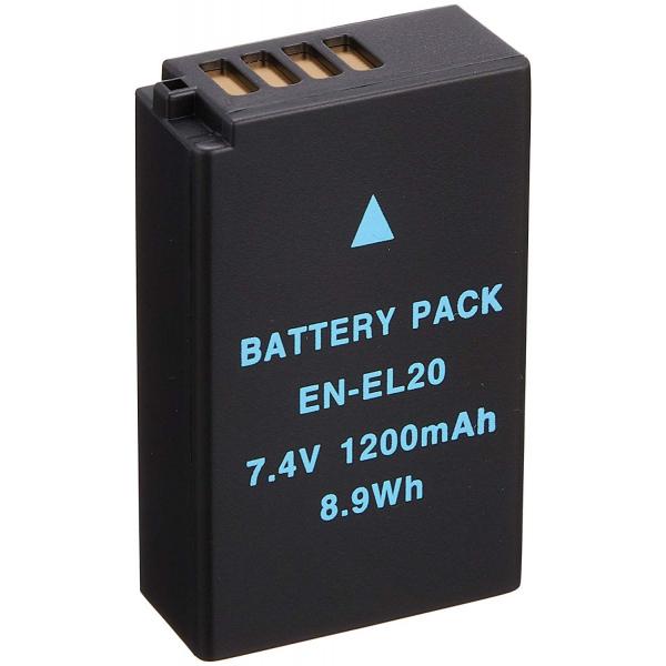 KeyW :デジタル カメラ バッテリー  ENEL20 battery EN-EL20 nikon クールピクス 充電池 電池 デジカメ リチウムイオン パック リチャージャブル  非純正品 Li-Ion 交換 充電式 ニコン バテリー ...