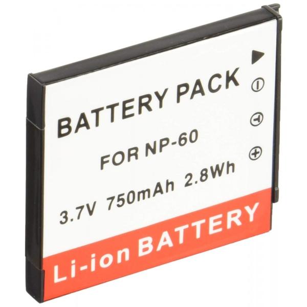 KeyW :デジタル カメラ バッテリー NP60 battery NP-60 casio エクシリム充電池 電池 デジカメ リチウムイオン パック リチャージャブル EXILIM  非純正品 Li-Ion 交換 充電式 カシオ バテリー ...