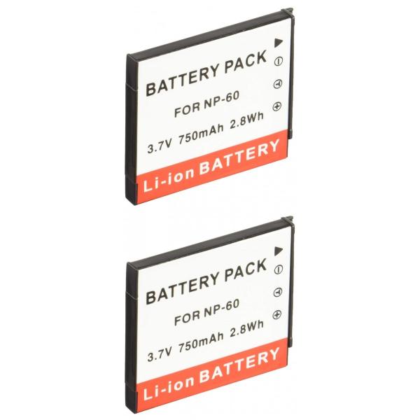 KeyW :デジタル カメラ バッテリー NP60 battery NP-60 casio エクシリム充電池 電池 デジカメ リチウムイオン パック リチャージャブル EXILIM  非純正品 Li-Ion 交換 充電式 カシオ バテリー ...