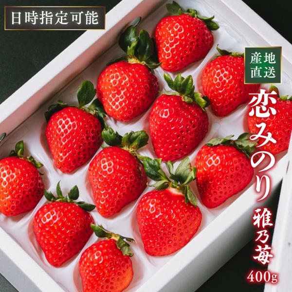 【たくさん実る、縁起の良い名前の優良品種】「雅乃苺 恋みのり」は、「たくさん実って収穫でき、そのうえ味が良い」という願いが込められた優良品種です。お世話になった方へ「実り多き一年を」という願いを込めて贈る、縁起の良いお歳暮として最適です。酸...
