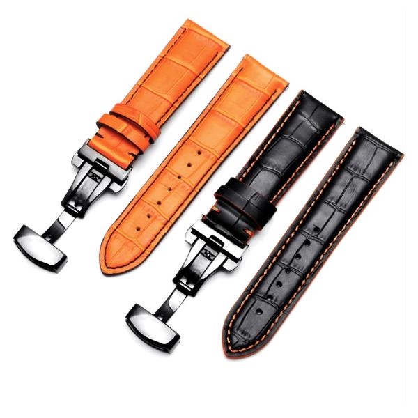 バックル付きをご希望の場合バックル有りにチェックを入れてご注文お願いします。バンドの長さ： 115 + 75mmアイテムタイプ： 時計バンドバンド素材タイプ： レザークラスプタイプ： バタフライバックルバンド幅： 18nn 20mm 22m...