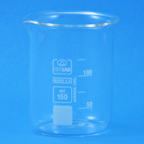 ドイツISOLAB社製。シリーズ名：ビーカーブランド名：ISOLABメーカー型番：ibk150原産国／製造国：トルコ代表カラー：透明日用品・文房具の素材：ほうけい酸3.3ガラス規格：ISO 3819及びDIN 12331品容量：150ml全...