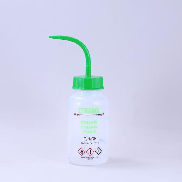 ドイツISOLAB社製。化学名・化学式・CAS番号が表示され、色分けにより内容物を容易に識別可能。広口設計で洗浄液の補充が簡単です。化学名と安全情報が英語・ドイツ語・フランス語・スペイン語で表記され、最新のGHS基準に適合。PEキャップには...