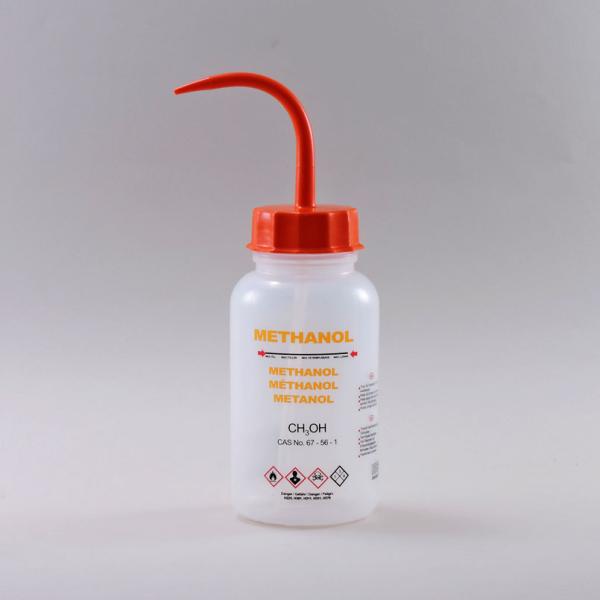 ドイツISOLAB社製。化学名・化学式・CAS番号が表示され、色分けにより内容物を容易に識別可能。広口設計で洗浄液の補充が簡単です。化学名と安全情報が英語・ドイツ語・フランス語・スペイン語で表記され、最新のGHS基準に適合。PEキャップには...