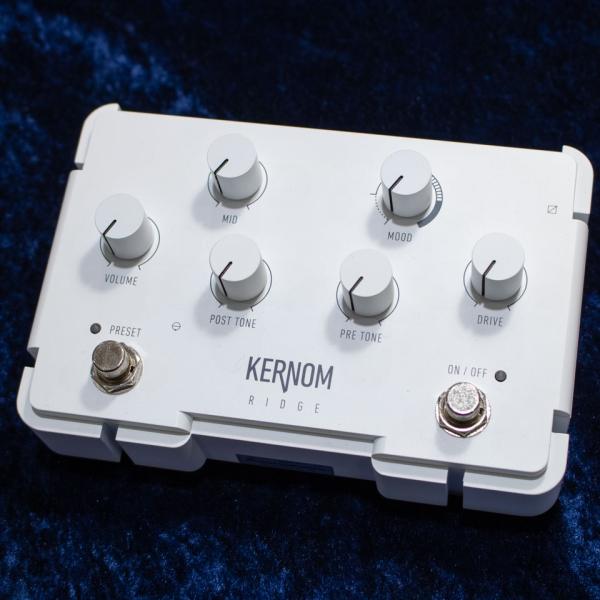 フランスのギター・エフェクターメーカー「KERNOM（カーナム）」の第1号として発売されたオーバードライブペダル「RIDGE（リッジ）」。「モーフィング・コア・テクノロジー」（特許取得済）によってオーバードライブをシームレスに切り替えること...