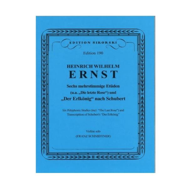 作曲者：エルンスト/Ernst H.W.編曲/校正：F. Schmidtner編成：Violin Solo出版社：Sikorski（シコルスキ）出版番号：190 ※当店は国内・輸入楽譜合わせて約2万冊を蔵書しております。楽譜のご相談や在庫状...