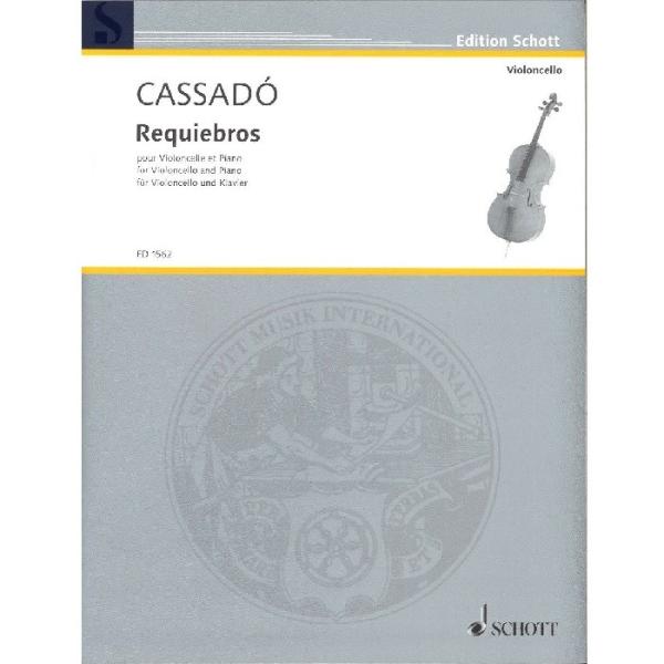 作曲者:カサド（ガスパール）/Cassado G.編成:Violoncello Piano出版社:Schott（ショット）出版番号:ED 1562 ※当店は国内・輸入楽譜合わせて約2万冊を蔵書しております。楽譜のご相談や在庫状況、納期などお...
